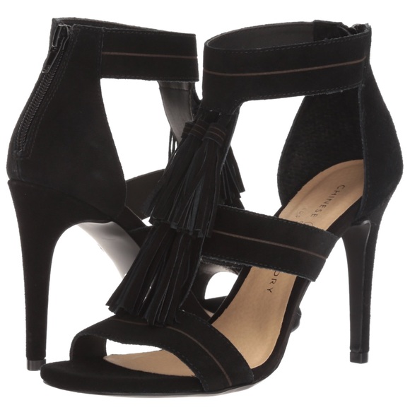 Chinese Laundry | Shoes | Chinese Laundry Suede Tasseled Stiletto ...